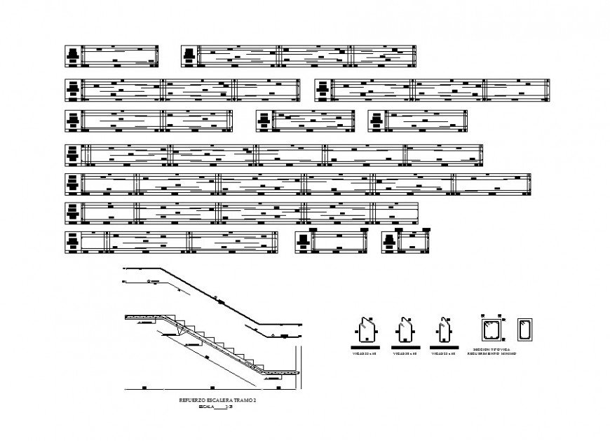 Beam schedule, staircase and column constructive structure cad drawing ... Beam schedule, staircase and column constructive structure cad drawing ...