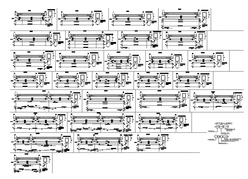 Beam schedule constructive structure details of college classroom cad ... Beam schedule constructive structure details of college classroom cad ...