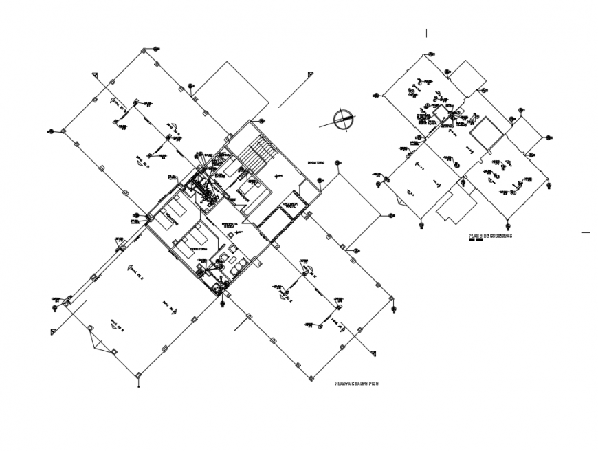 Child care and maternity hospital architecture layout plan details dwg file