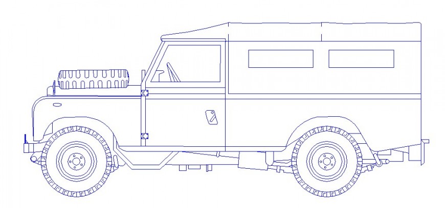 Dynamic truck side elevation block cad drawing details dwg file Dynamic truck side elevation block cad drawing details dwg file