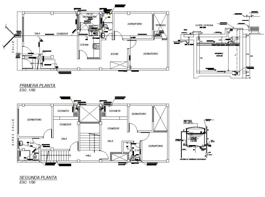 Housing building structure plan 2d view CAD constructive block layout ... Housing building structure plan 2d view CAD constructive block layout ...