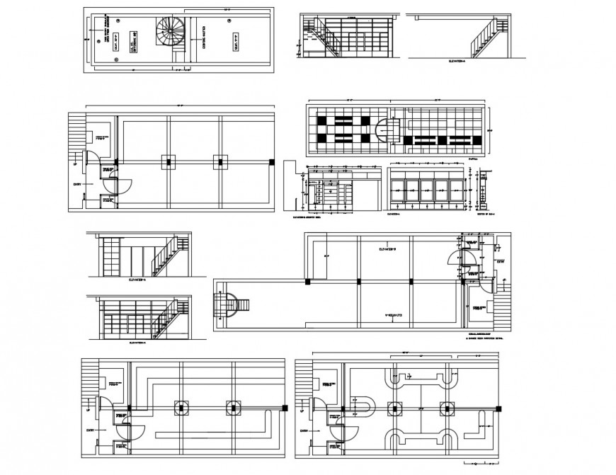 Residential house all sided section, plan and auto-cad drawing details ... Residential house all sided section, plan and auto-cad drawing details ...