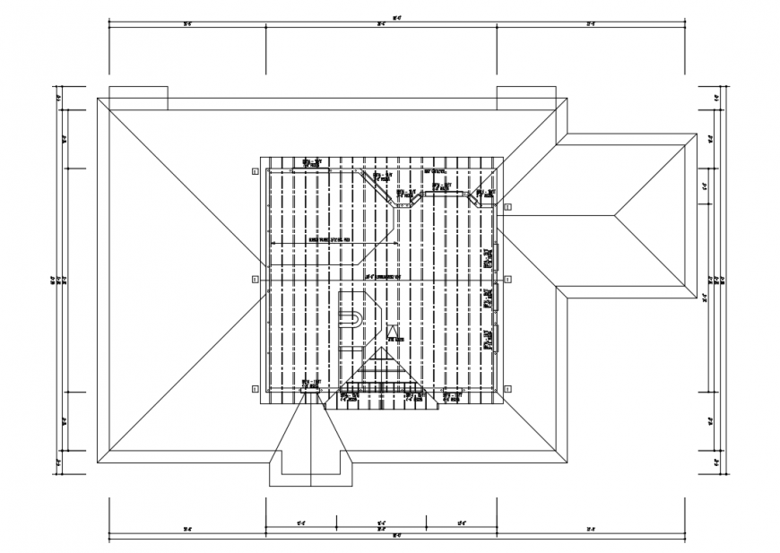 Second floor roof plan of house with beam schedule structure details ... Second floor roof plan of house with beam schedule structure details ...
