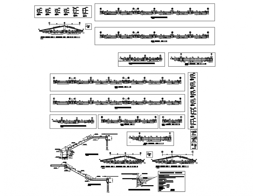 Staircase construction and beam schedule foundation cad structure ... Staircase construction and beam schedule foundation cad structure ...